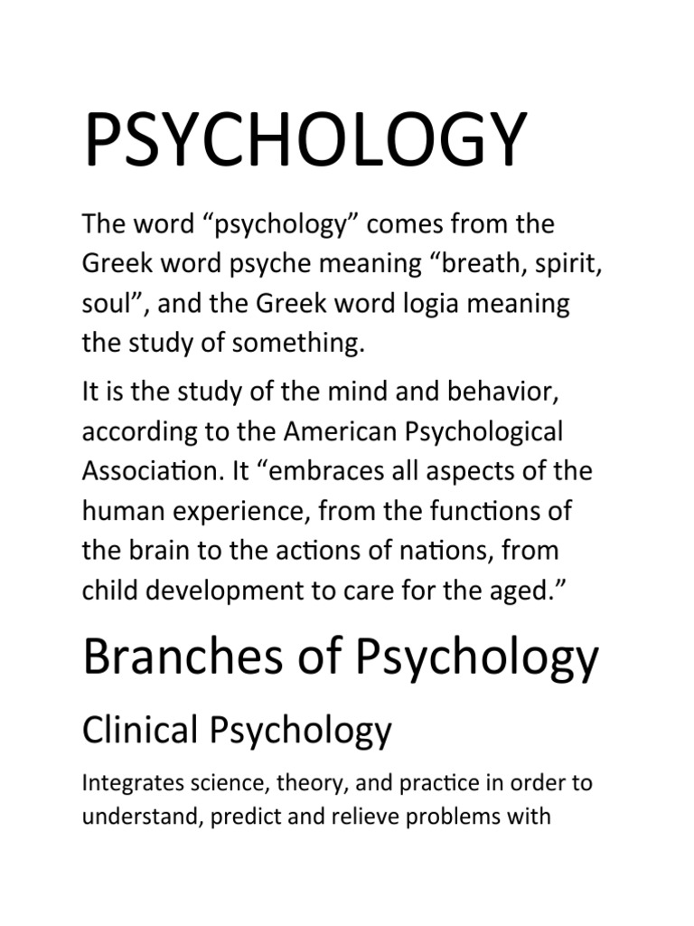 Psychology For Print | PDF | Psychology | Cognition