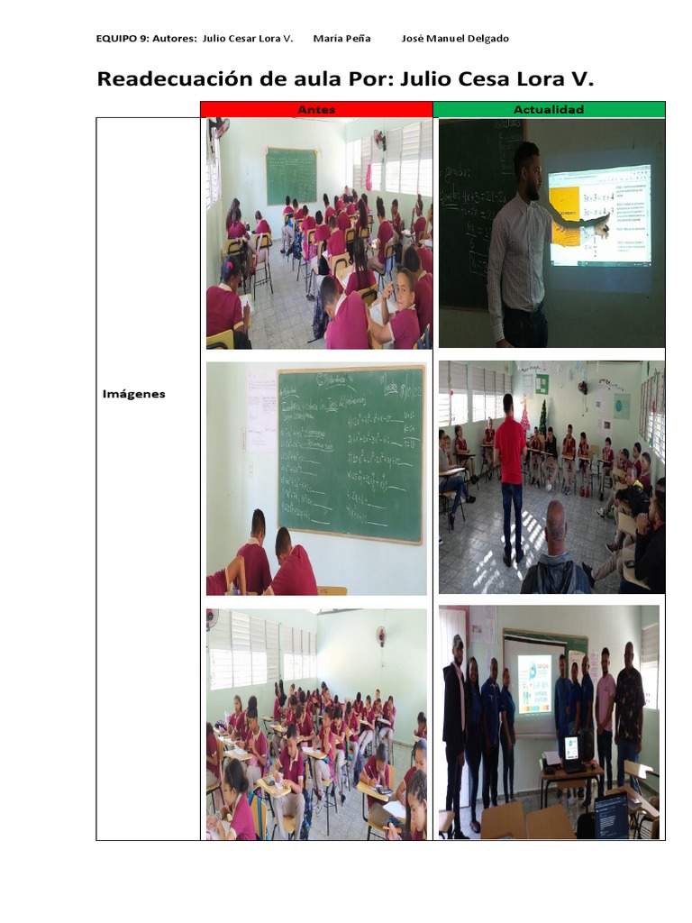 Readecuación de Aula (2) 1 | PDF | Salón de clases | Enseñando