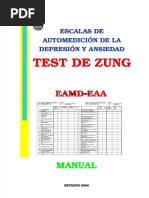 Ficha Técnica de la Escala Zung | PDF | Depresión (estado de ánimo ...