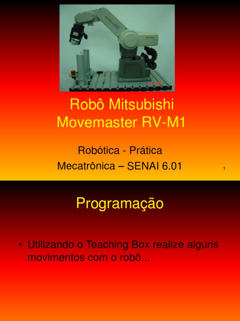 5a-ROB-Robô Mitsubishi Prática | PDF