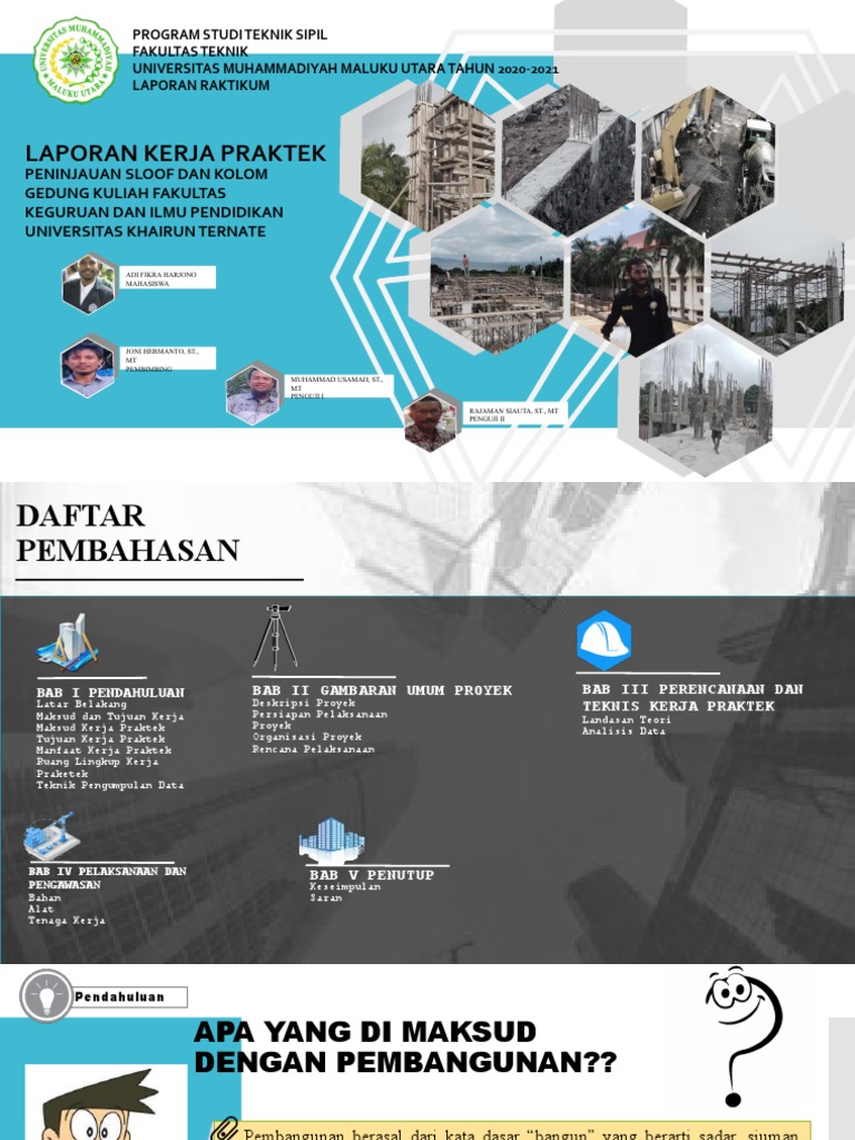 Pembangunan Gedung Belajar Universitas Khairun Ternate | PDF