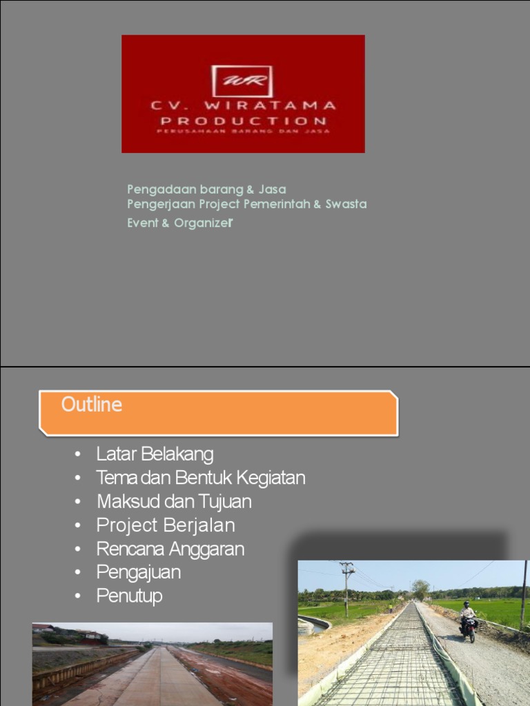Proposal Pengajuan CV - Wiratama Production | PDF