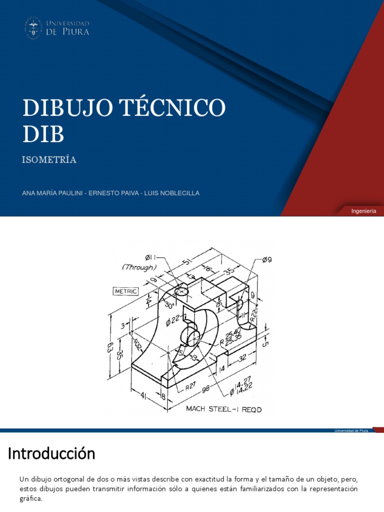 Clase DIB Isometría (2) | PDF | Perspectiva (Gráfica) | Geometría euclidiana