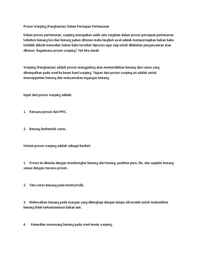 Proses Warping-WPS Office | PDF