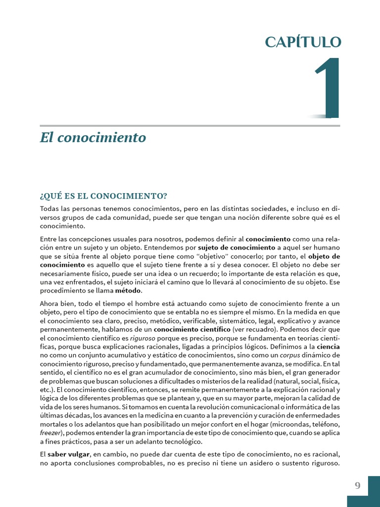 ¿Qué Es El Conocimiento? | PDF | Conocimiento | Paradigma