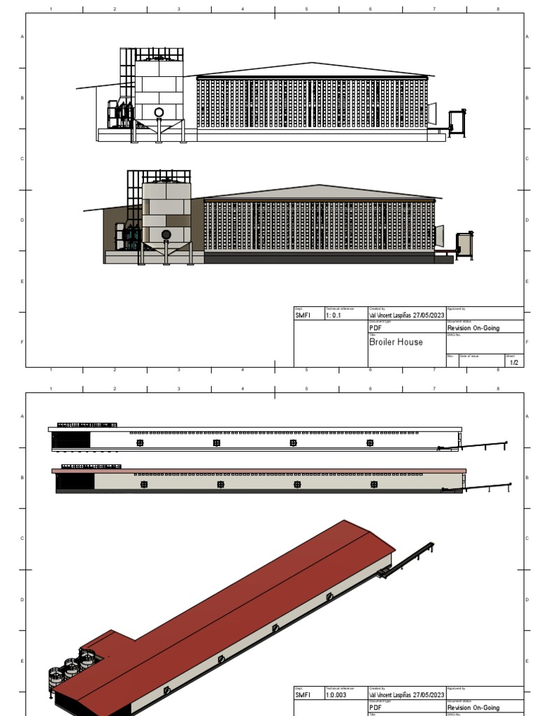 Broiler House - Drawing v4 | PDF