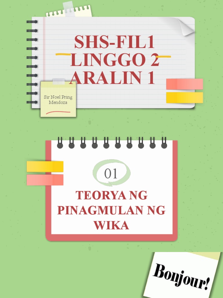 Mga Aralin Sa Shs Fil1 | PDF