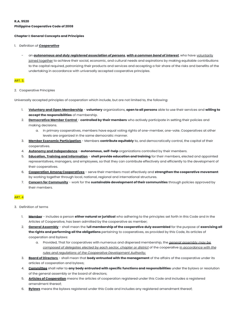 Cooperatives | PDF | Board Of Directors | Cooperative