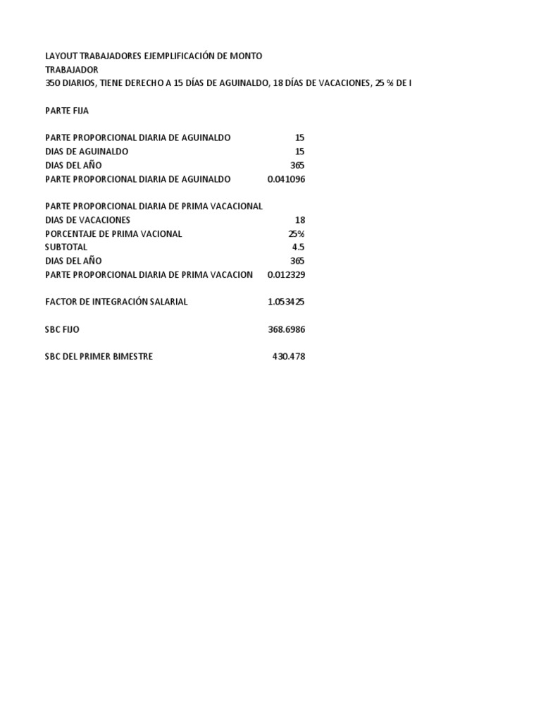 Layout Trabajadores Ejemplo | PDF