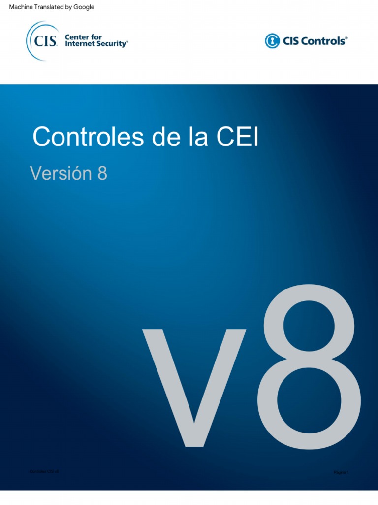 CIS Controls v8 Guide Español | PDF | Computación en la nube | Hardware ... CIS Controls v8 Guide Español | PDF | Computación en la nube | Hardware ...