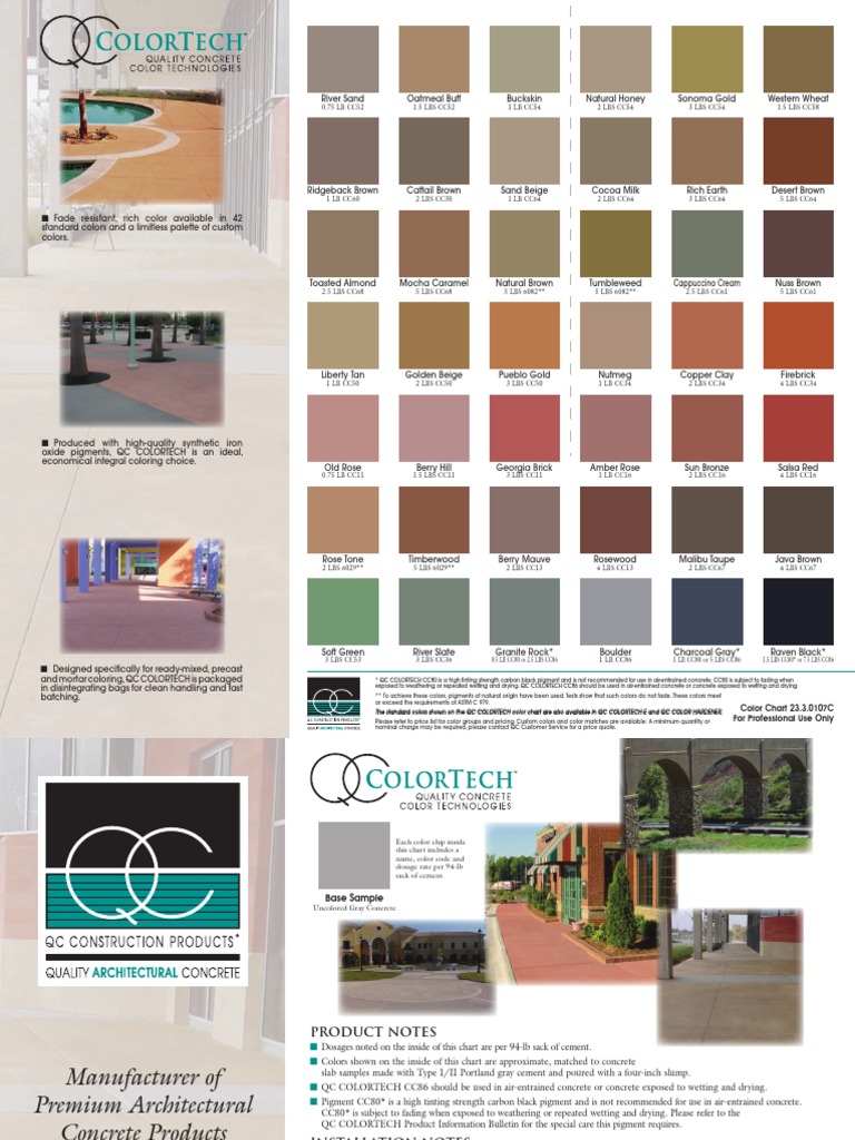 Web ColorTech Color Guide | PDF | Concrete | Cement