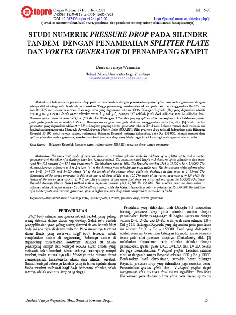 Referensi Pressure Drop | PDF