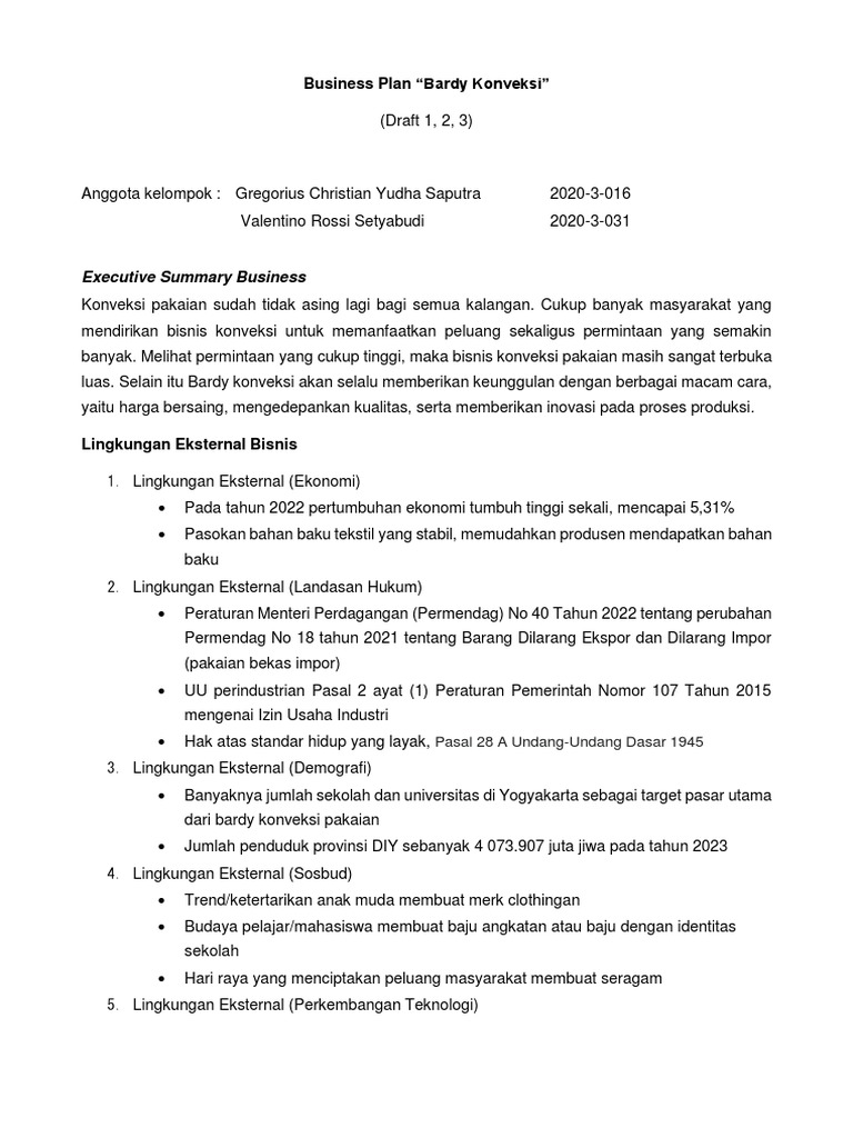 Tugas KWU Marketing Communication Draft 3 - Gregorius Christian Yudha - Valentino Rossi - TPM-3B ...