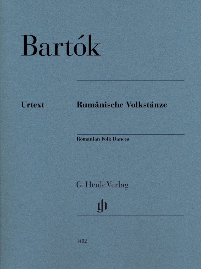 Bartok Romanian Folk Dances (Henle) | PDF