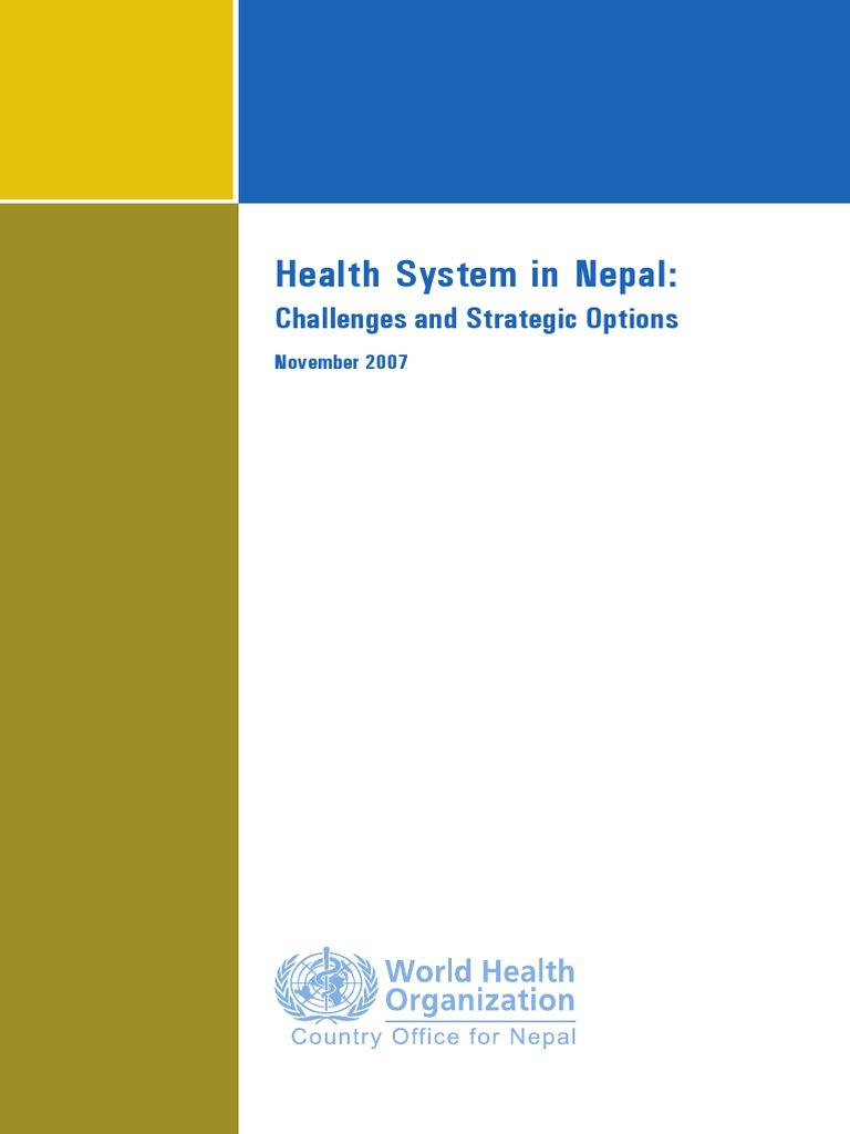 Health System in Nepal:: Challenges and Strategic Options | PDF ...