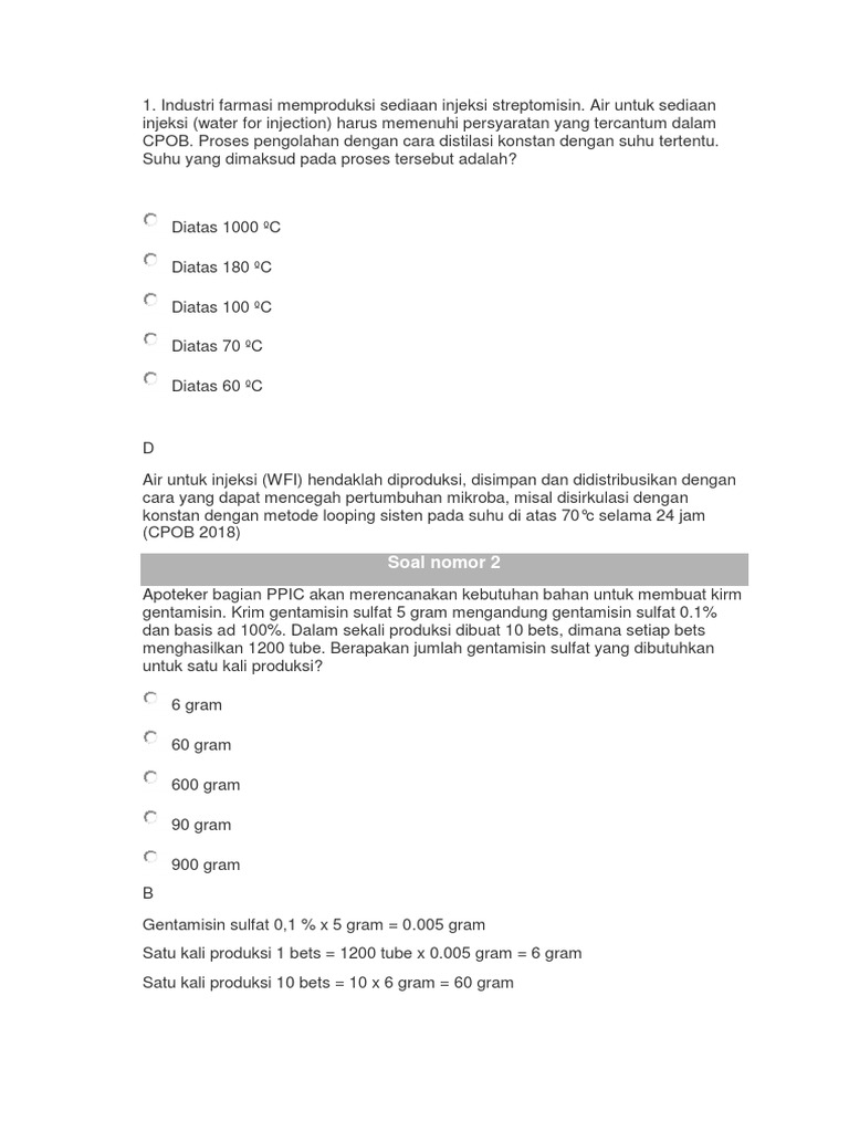 Pembahasan Try Out Juara Ukai | PDF