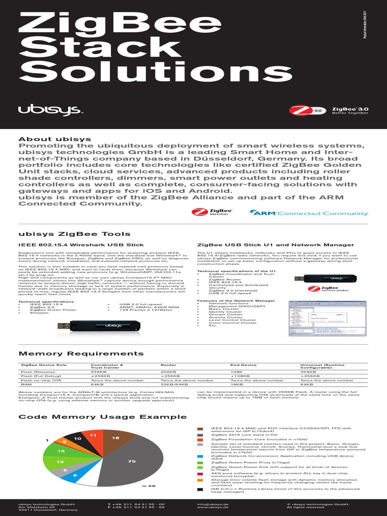 Ubisys ZigBee-Stack en | PDF | Computer Network | Usb