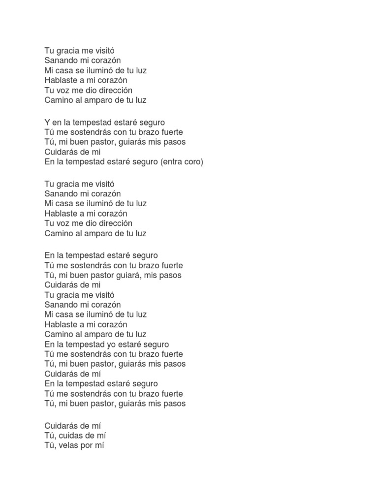 Tu Gracia Me Visitó | PDF