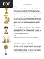 Items Used at Mass | PDF | Mass (Liturgy) | Eucharist
