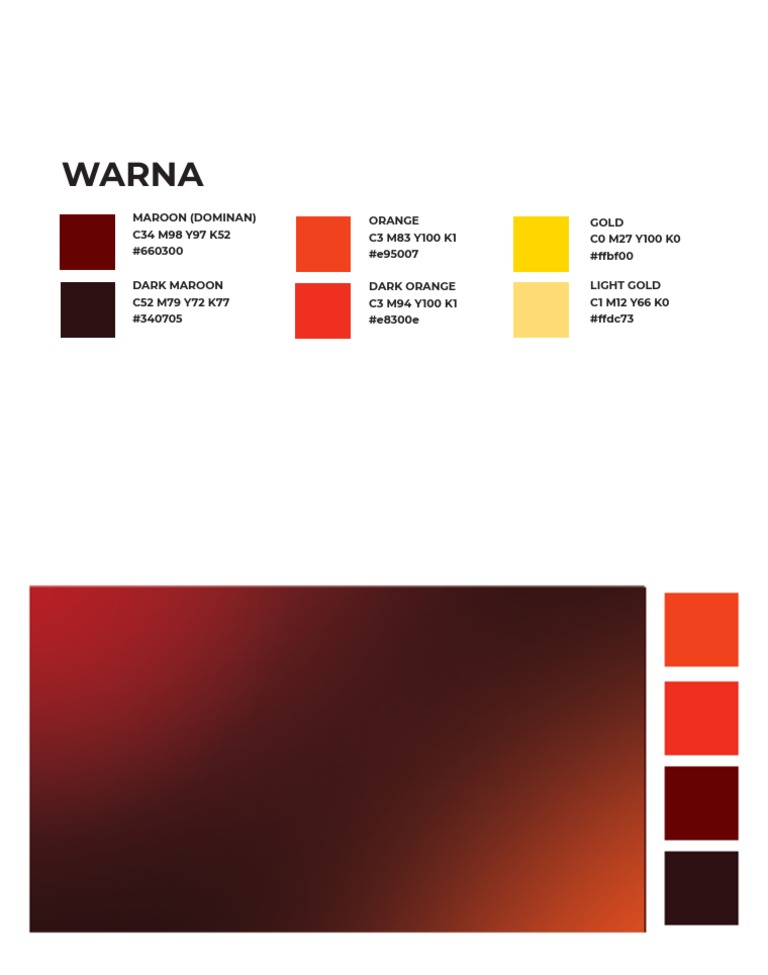 Pallete Warna Desain KPU Pemilu 2024 | PDF