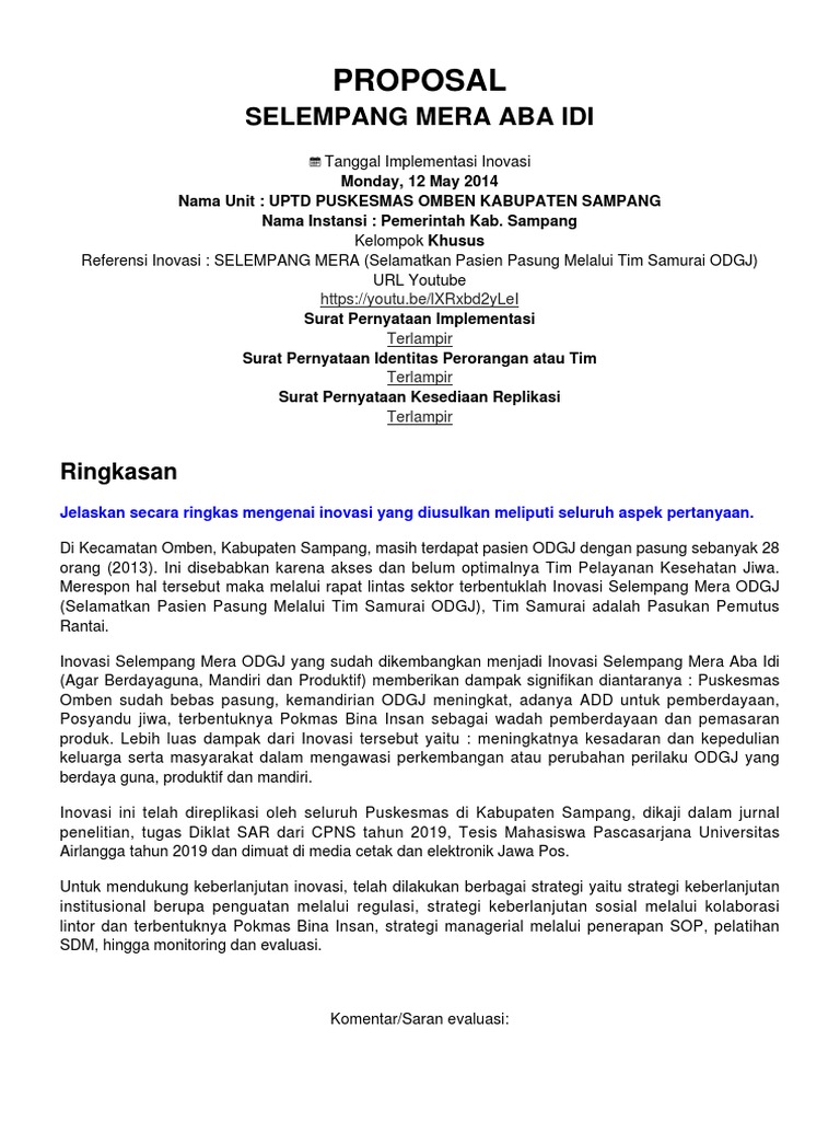 Proposal Kipp 2023 | PDF