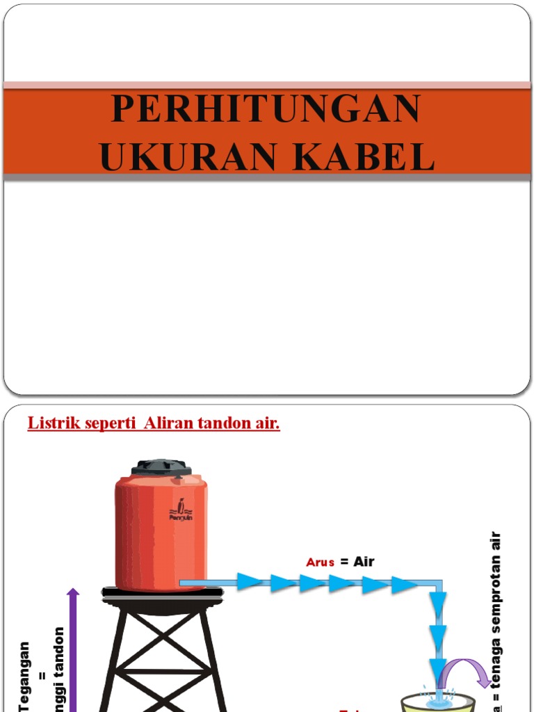 Ukuran Kabel Listrik dan Perhitungannya | PDF