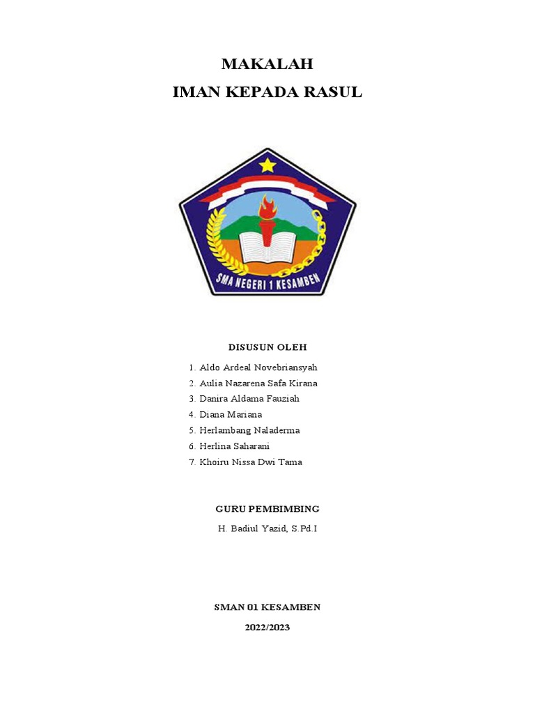 Iman KPD Rasul | PDF