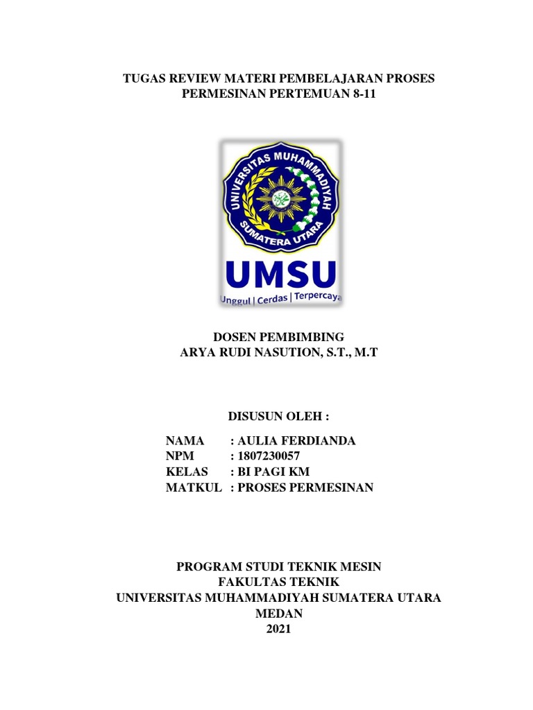 Proses Pemesinan Mesin Sekrap dan Gurdi | PDF
