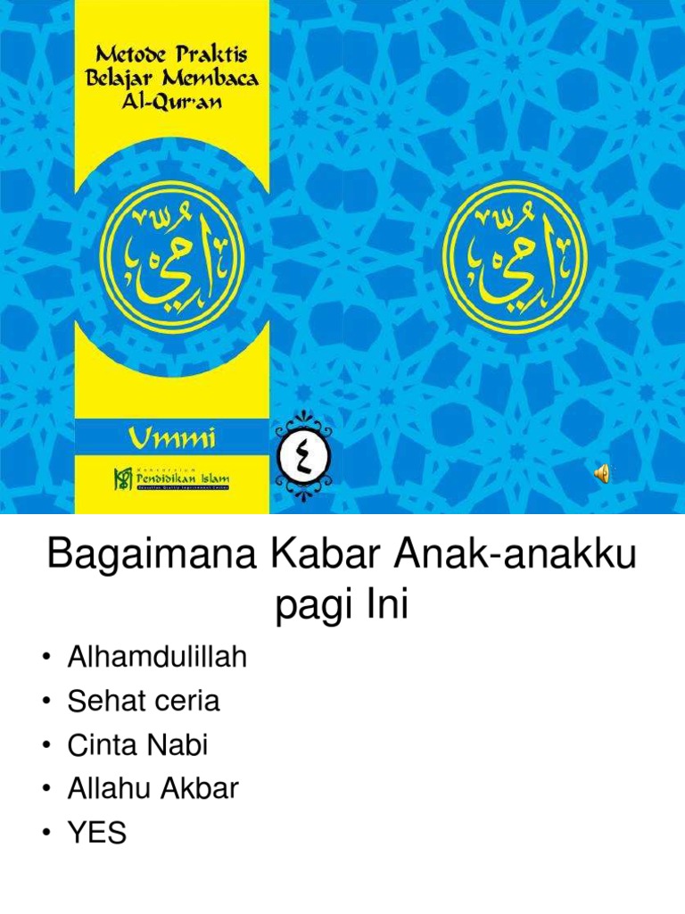 Metode Ummi Jilid 4: Panduan Mengajar | PDF