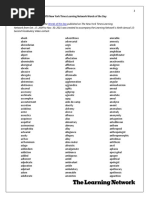 MemBean Word List | PDF