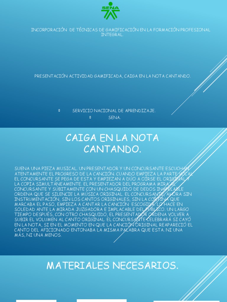 Presentacion Actividad Gamificada | PDF | Aprendizaje | Motivación