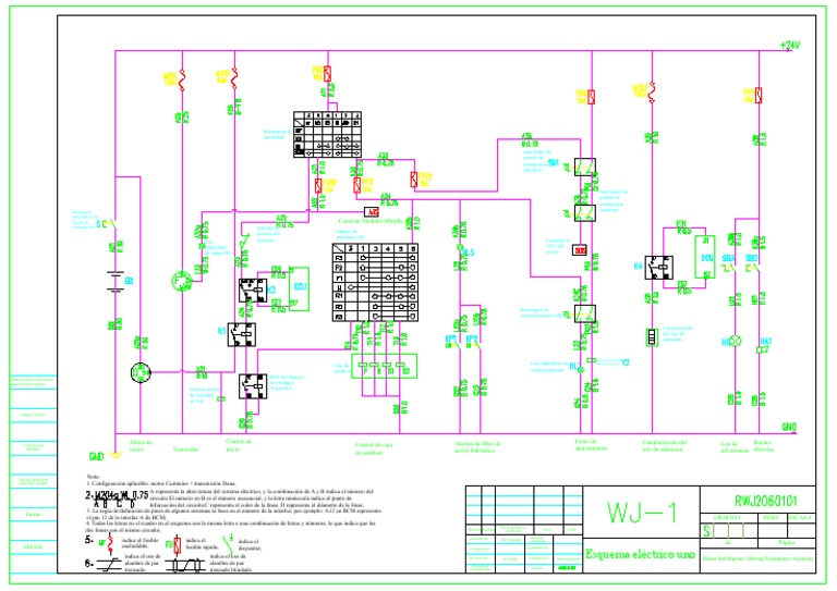 Plano Elèctrico | PDF | Ingenieria Eléctrica | Vehículo de motor