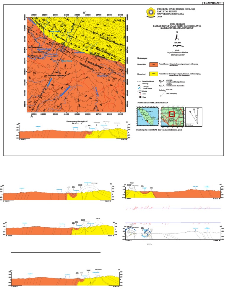 Peta Geologi Lampiran I | PDF