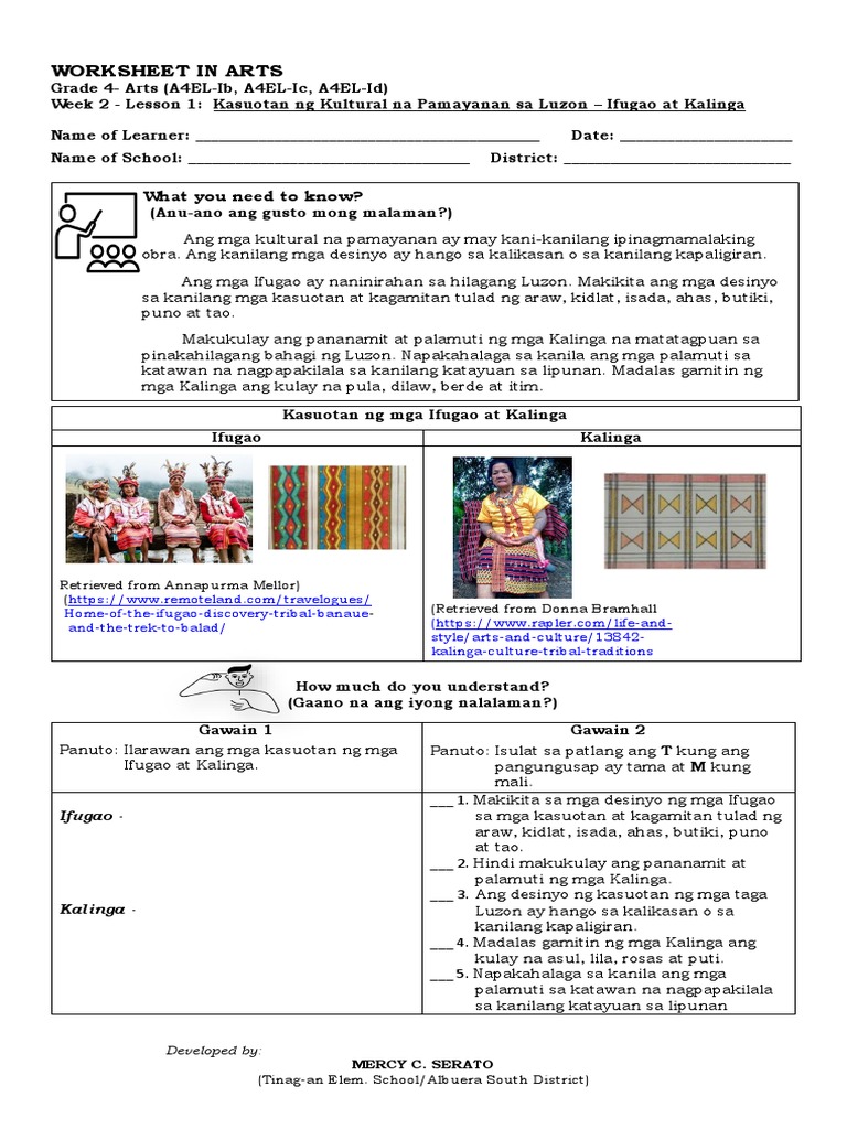 Worksheets-in-MAPEH-Arts-4-Week-2-pdf | PDF