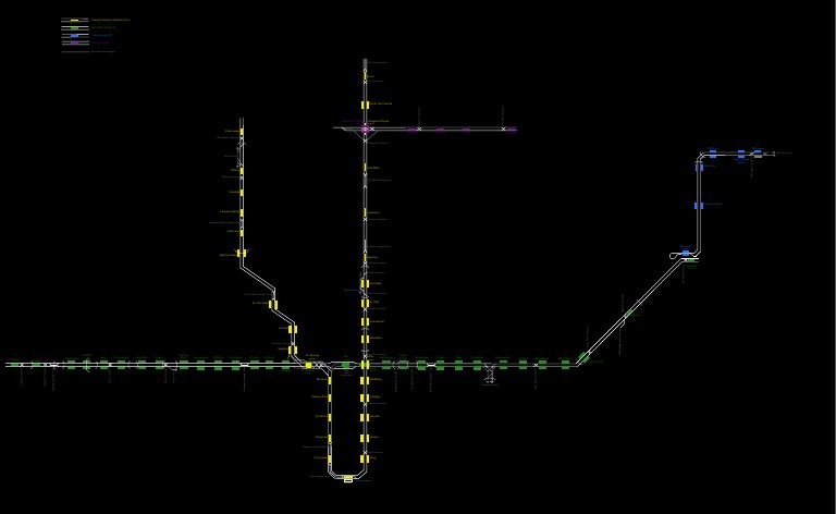 TTC Subway Track Diagram 2014 | PDF | Public Transport | Passenger Rail ...