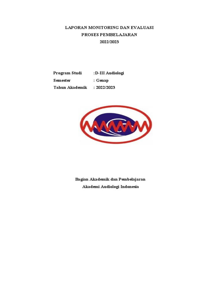 Monev Pembelajaran Genap 2022 - 2023 | PDF