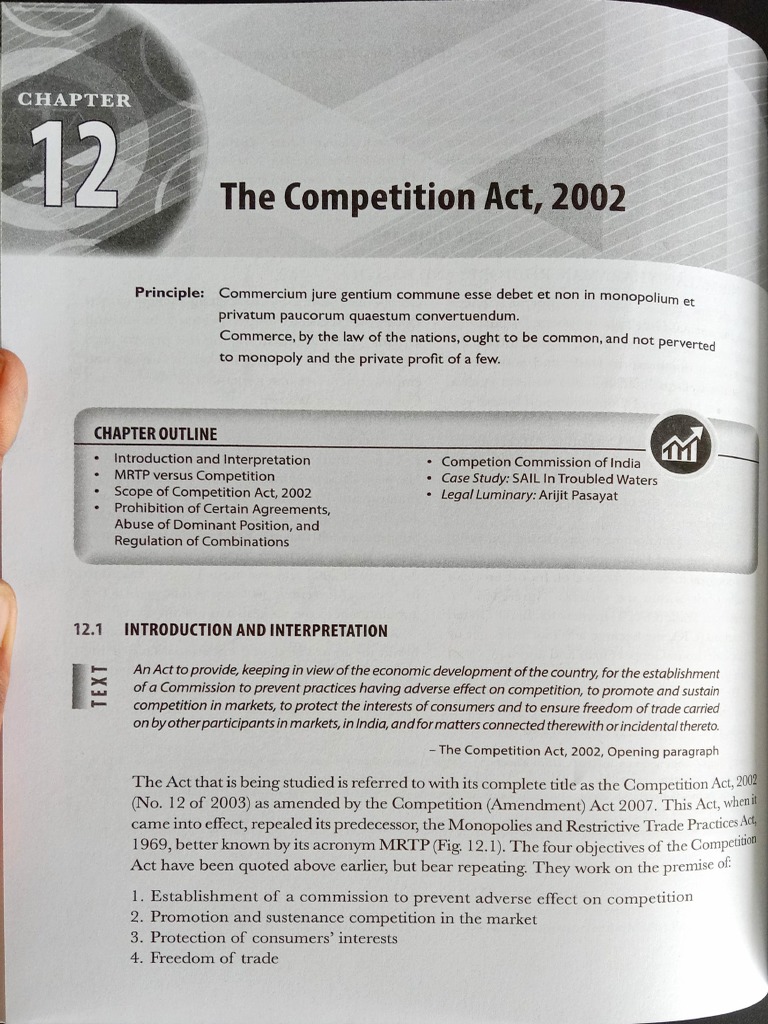 Competition Act 2002 | PDF | Monopoly | Market (Economics)