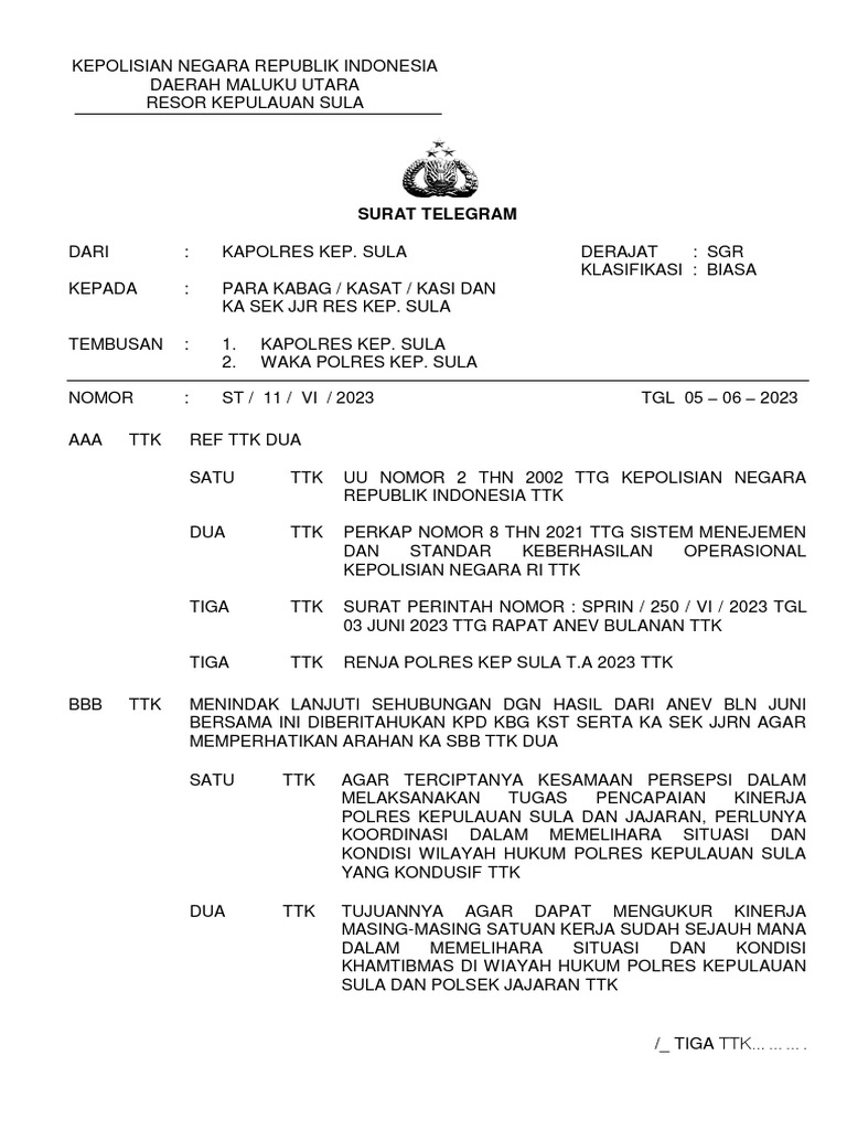 STR Arahan Anev | PDF