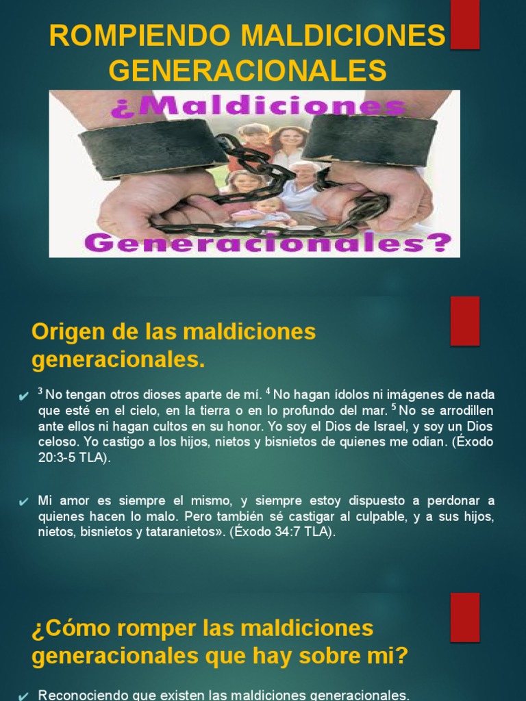 Rompiendo Maldiciones Generacionales Pdf