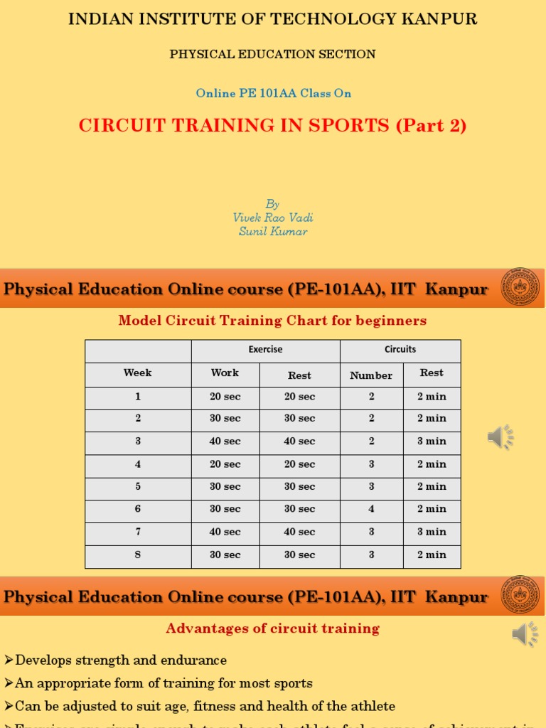 Circuit Training Part 2 | PDF | Physical Education | Determinants Of Health