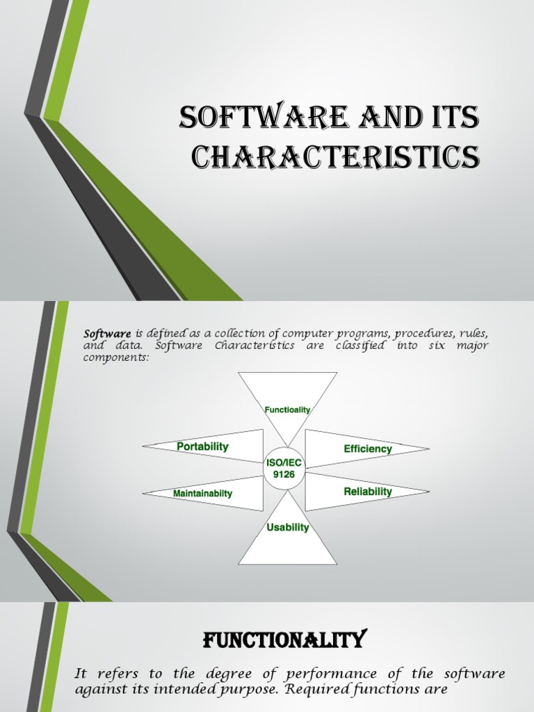 Software and Its Characteristics | PDF | Software | Security