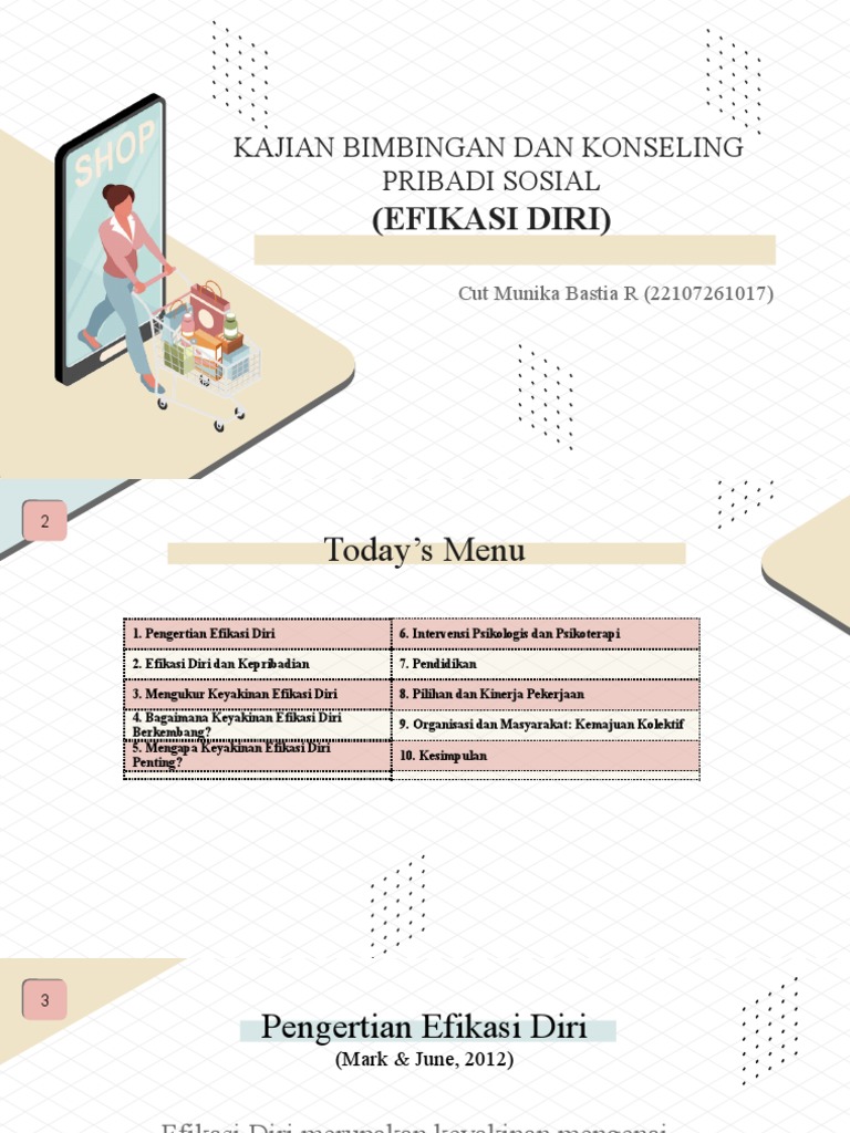 Efikasi DIri | PDF | Pengembangan Diri