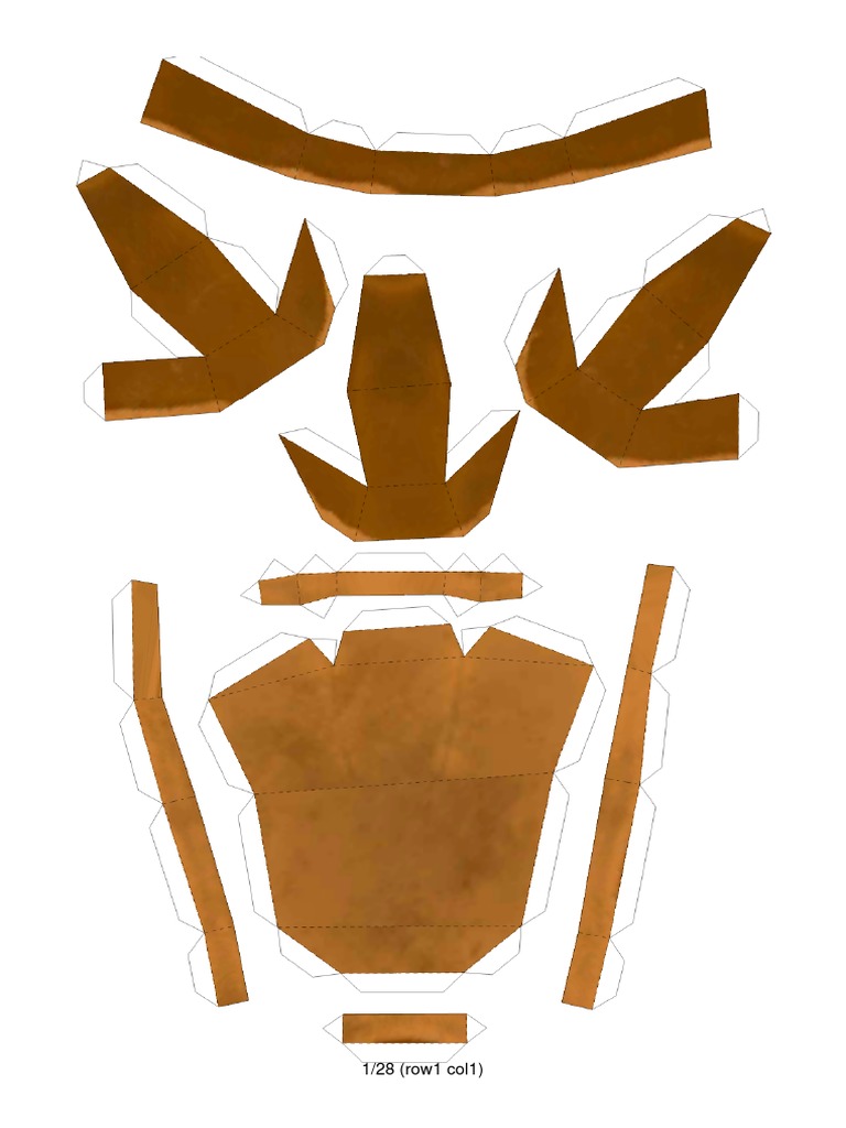 Freddy Fazbear Papercraft Lines - RK | PDF | Teaching Methods & Materials