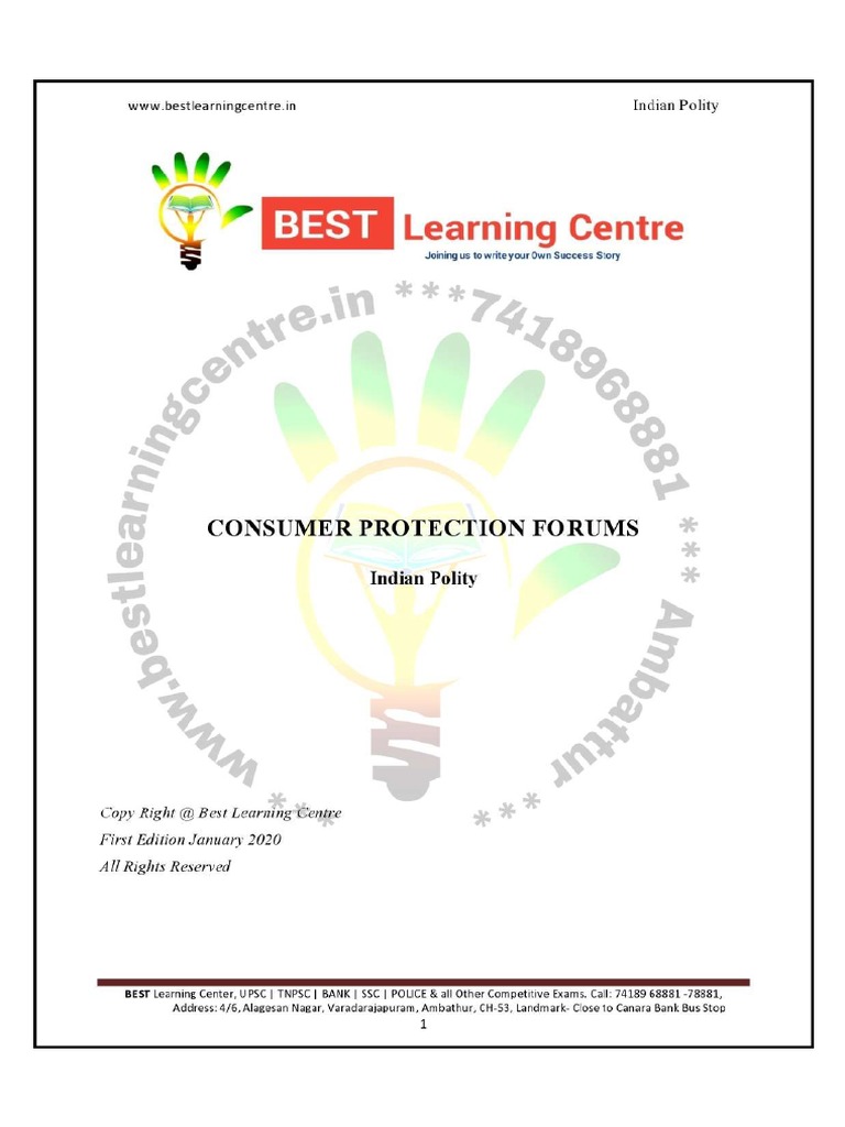 Consumer Protection Forums | PDF