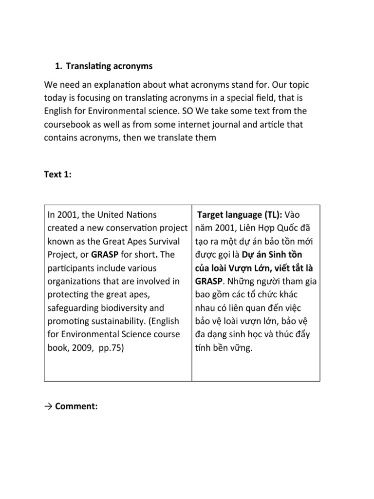Translating Acronyms | PDF