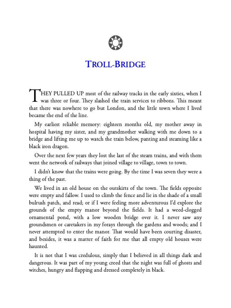 Gaiman Troll-Bridge | PDF
