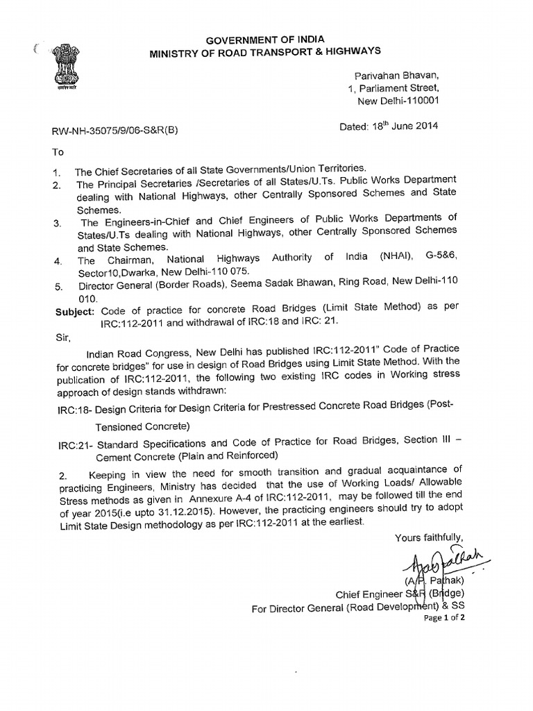 Withdrawal of IRC 18 and 21pdf | PDF