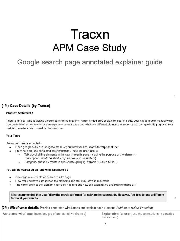 Tracxn APM Case Study 1 (Annotations) | PDF | Computing | Software