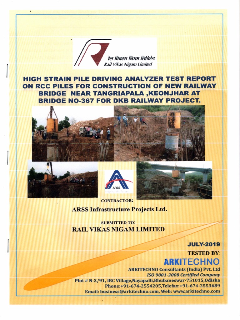 Br. 367 - Pile Dynamic Test Report | PDF