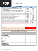 Crane Lifting Plan Template | PDF | Crane (Machine) | Mechanical ...